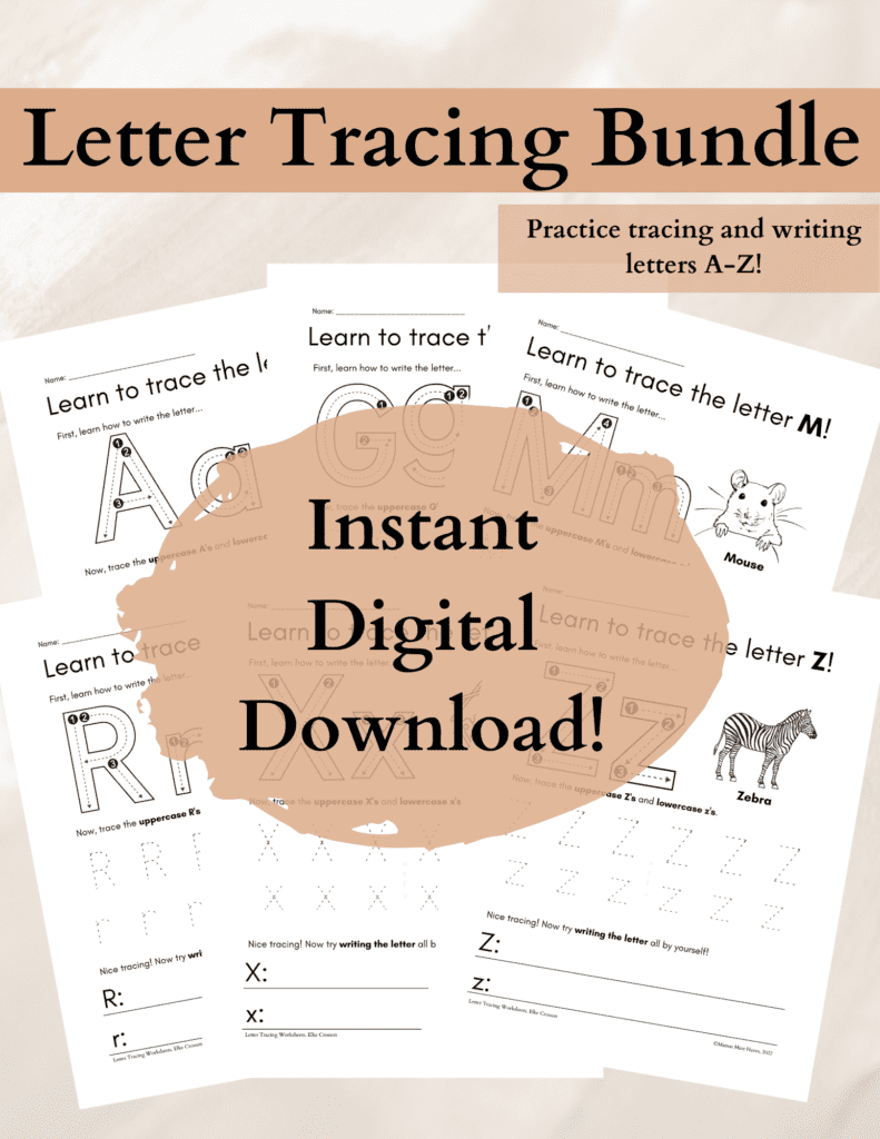 Alphabet tracing sheet ️ 🔠 A fun and educational way to learn letters!