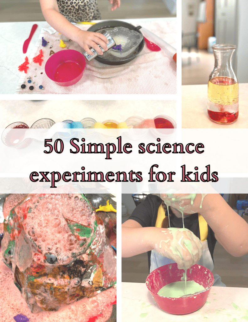 50 simple science experiments for kids 🧑‍🔬 🔬 💡 For at-home STEM learning