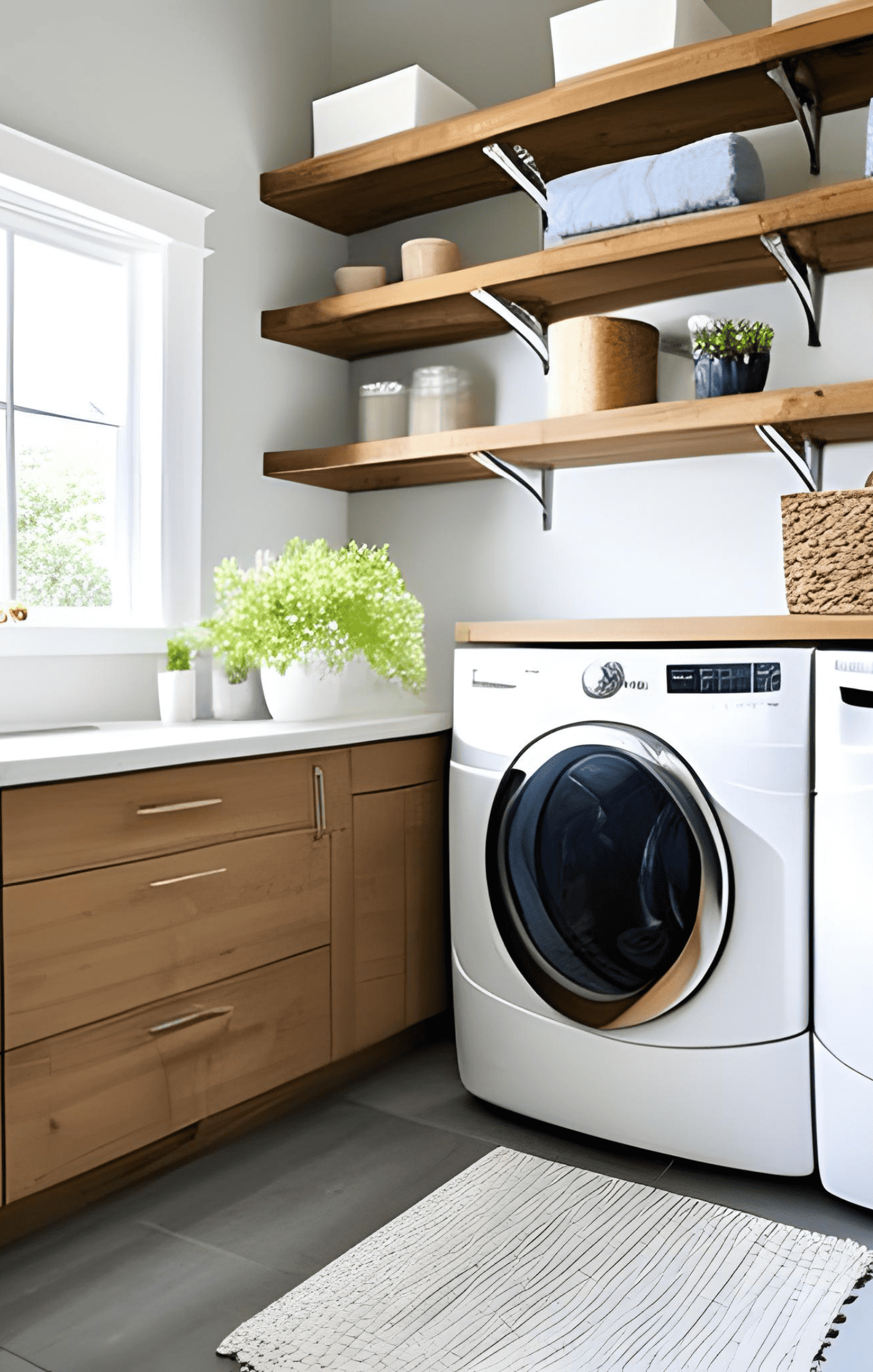 Laundry room decor ideas 💡🧺 Elevate your space with style and function